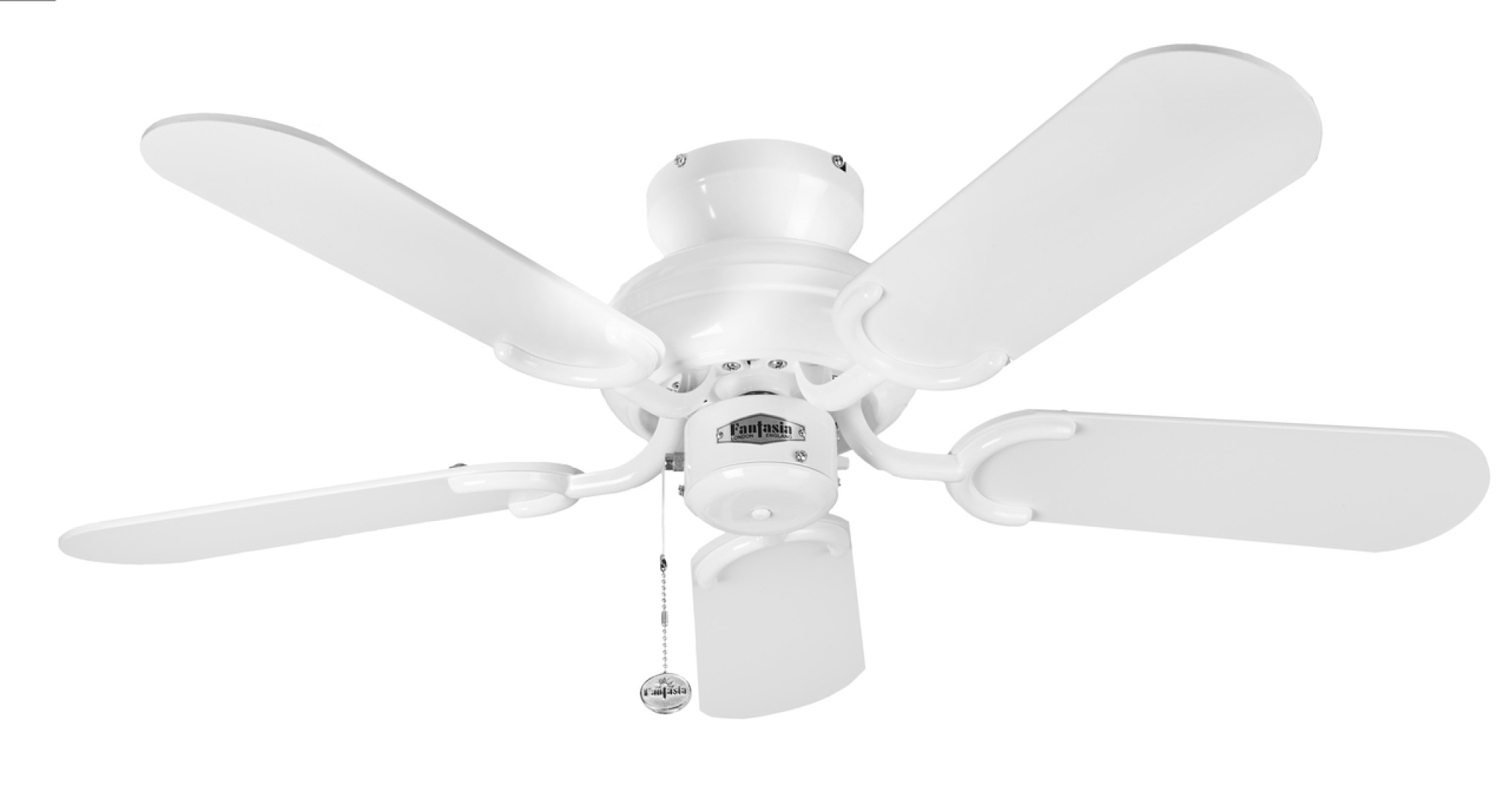 Fantasia Fans | Capri White Ceiling Fan without Light - 30% off & Free ...