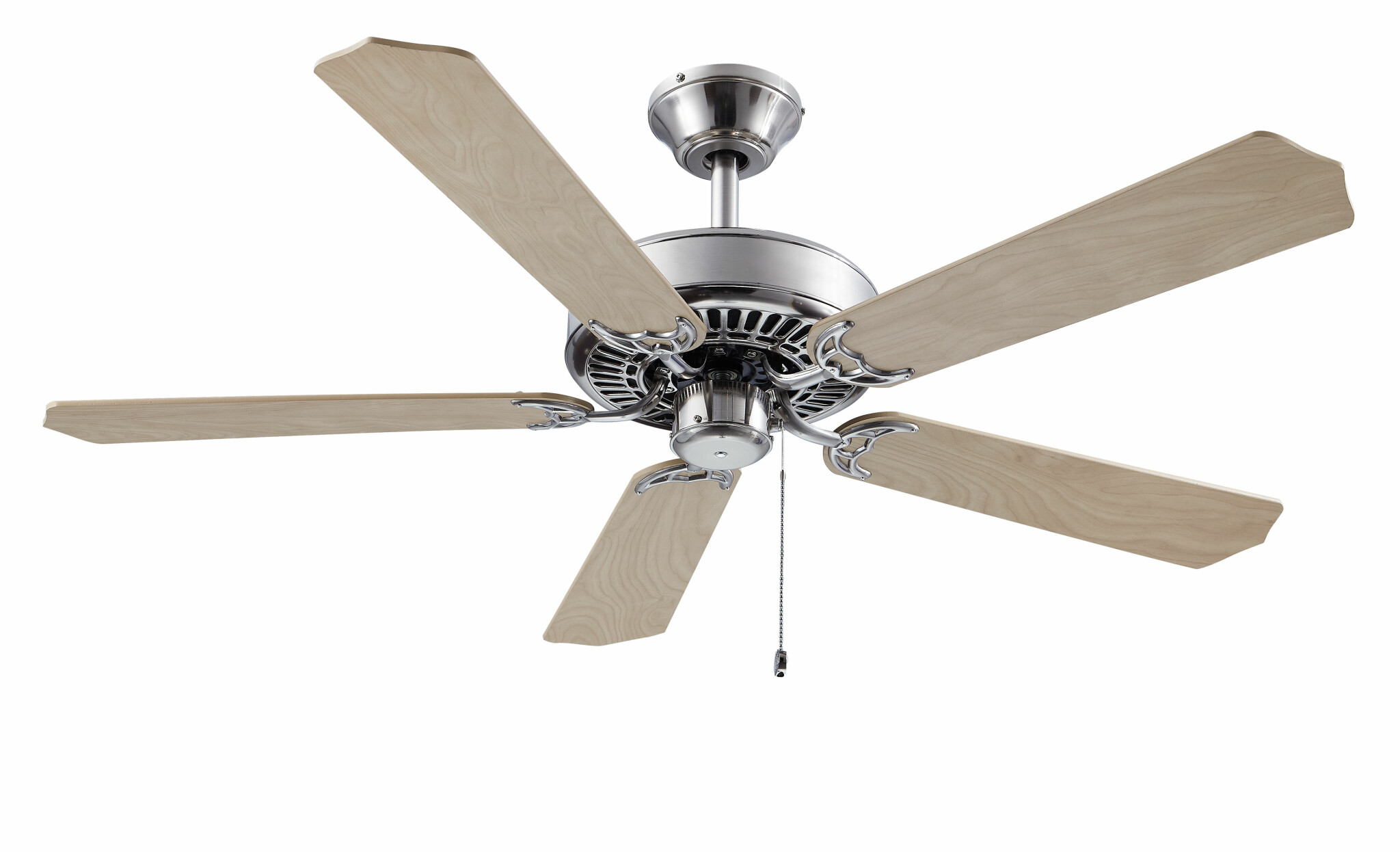 Fantasia Fans | Classic Ceiling Fan without Light in Brushed Nickel ...
